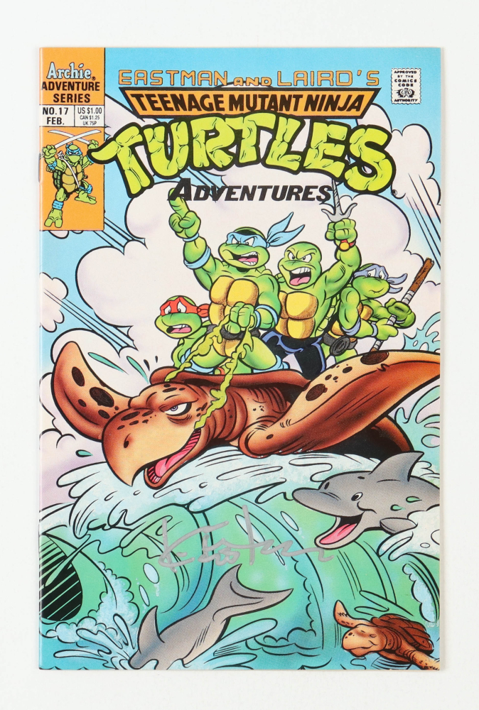 Kevin Eastman Signed "Teenage Mutant Ninja Turtles" Issue #17 Archie ...