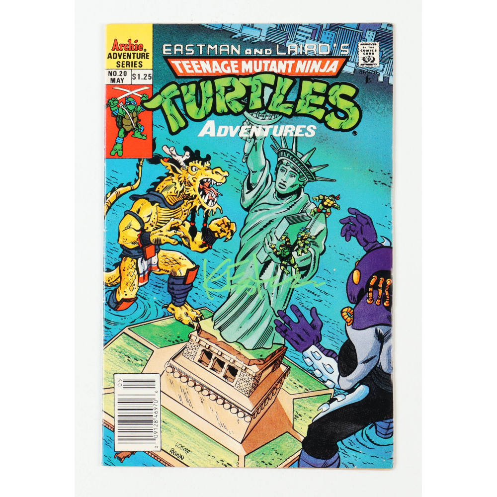 Kevin Eastman Signed "Teenage Mutant Ninja Turtles" Issue #20 Archie ...