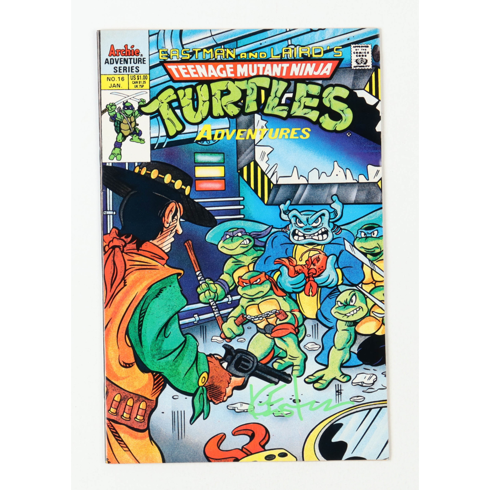 Kevin Eastman Signed "Teenage Mutant Ninja Turtles" Issue #16 Archie ...