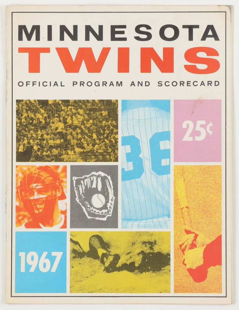 Vintage 1967 Twins Program & Score Card | Pristine Auction