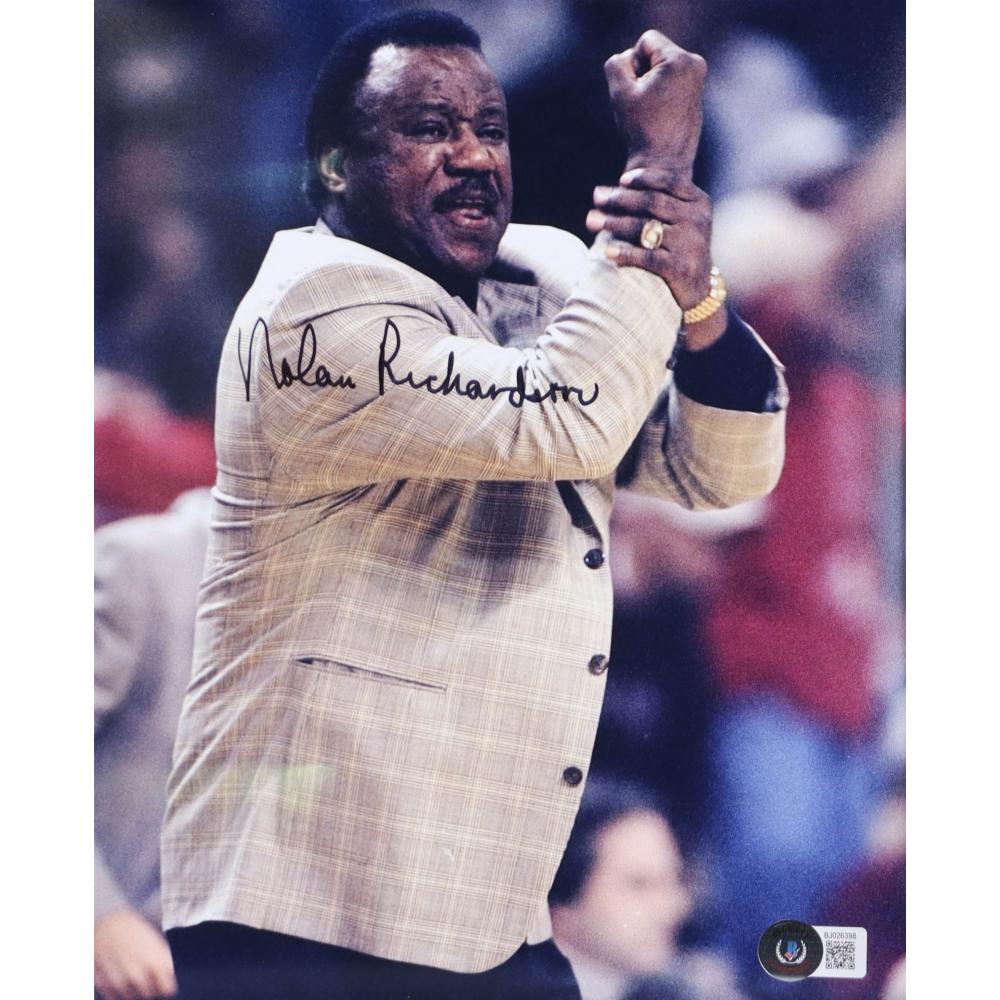 Nolan Richardson Signed Arkansas Razorbacks 8x10 Photo (Beckett ...