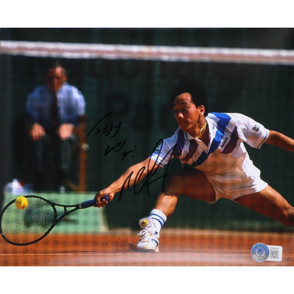 Michael Chang Signed 8x10 Photo (Beckett) | Pristine Auction