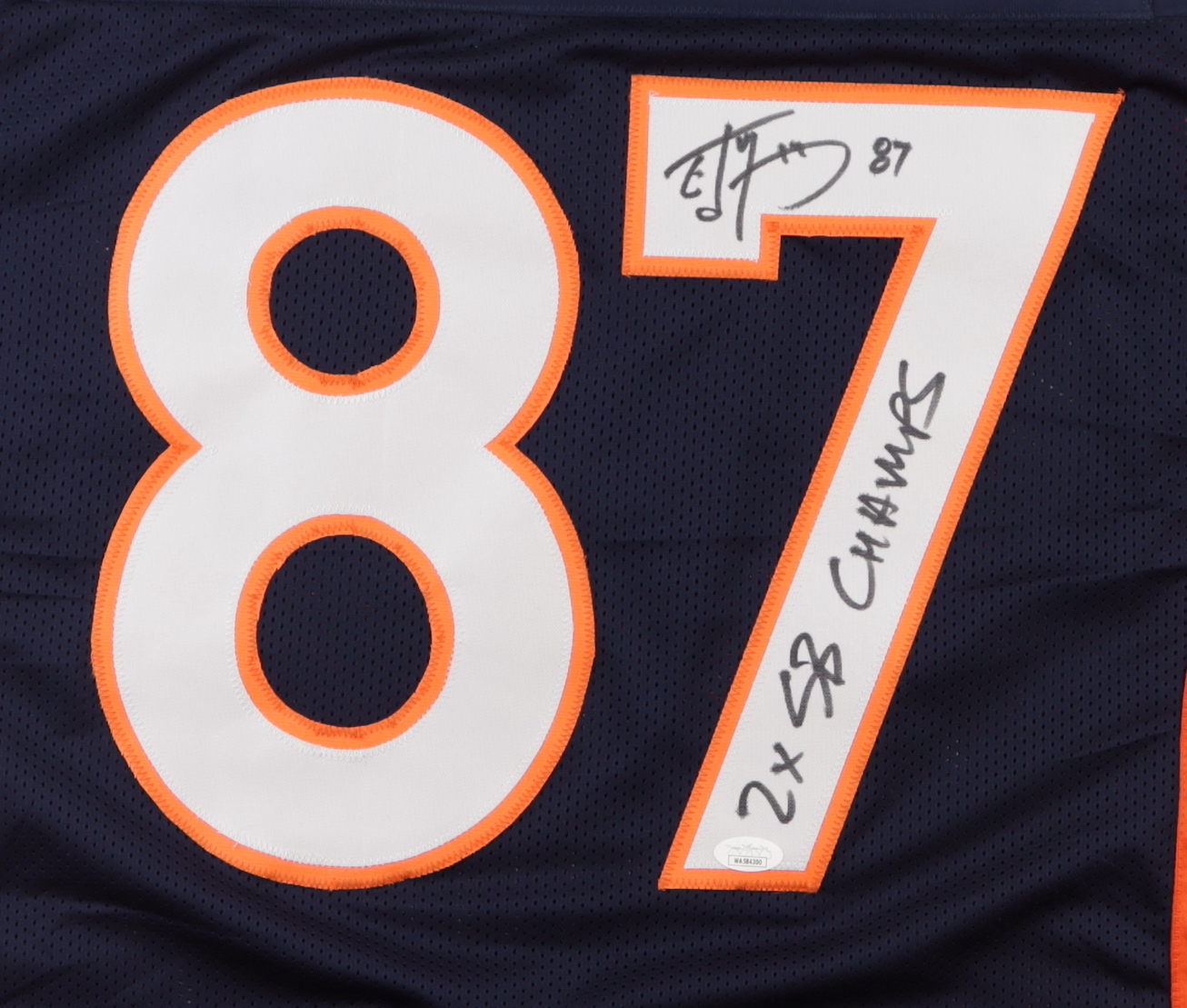 Ed McCaffrey Signed Jersey Inscribed "2x SB Champs" (JSA) | Pristine ...