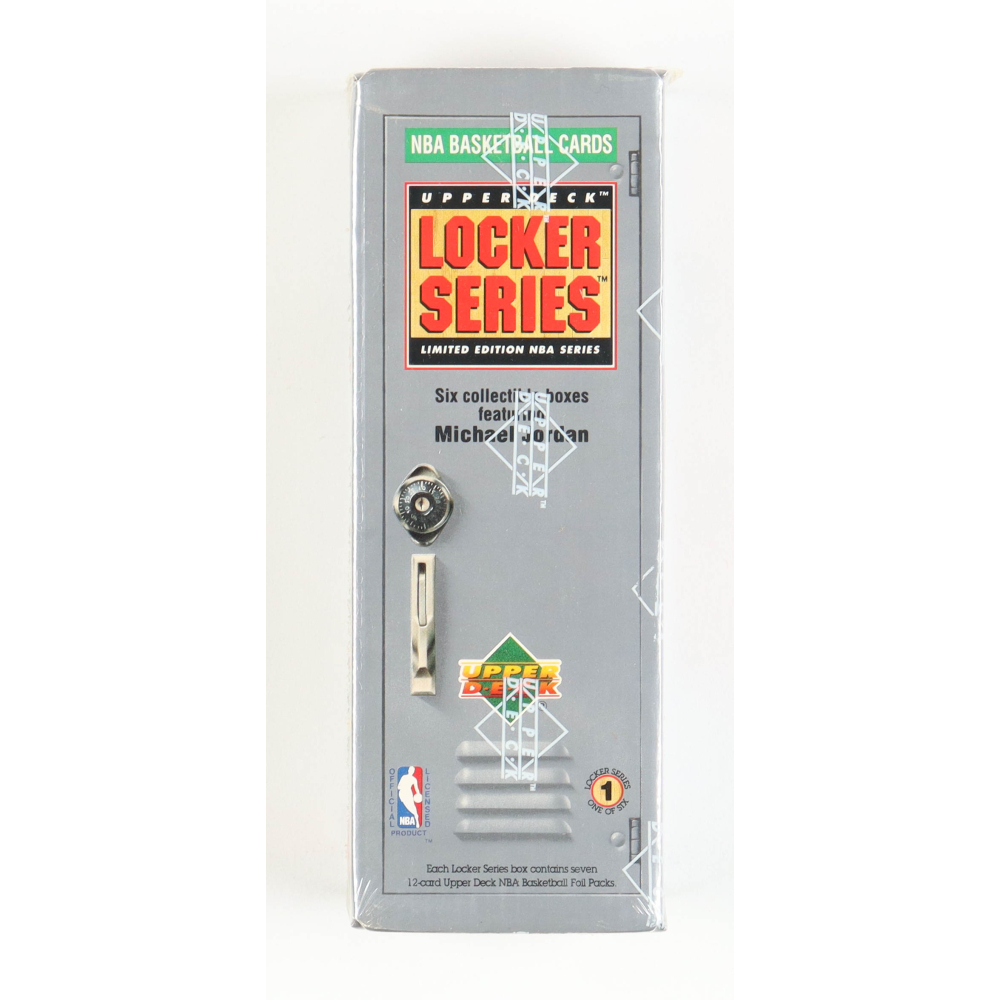 1991 Upper Deck NBA Michael Jordan Locker Series 1 Box with (7) Packs ...