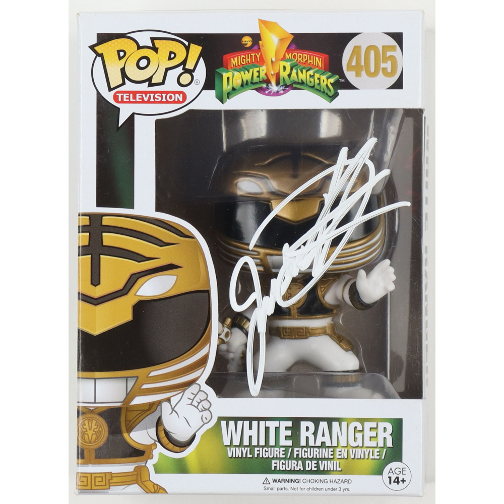 Jason David Frank Signed "Mighty Morphin Power Rangers" White Ranger ...