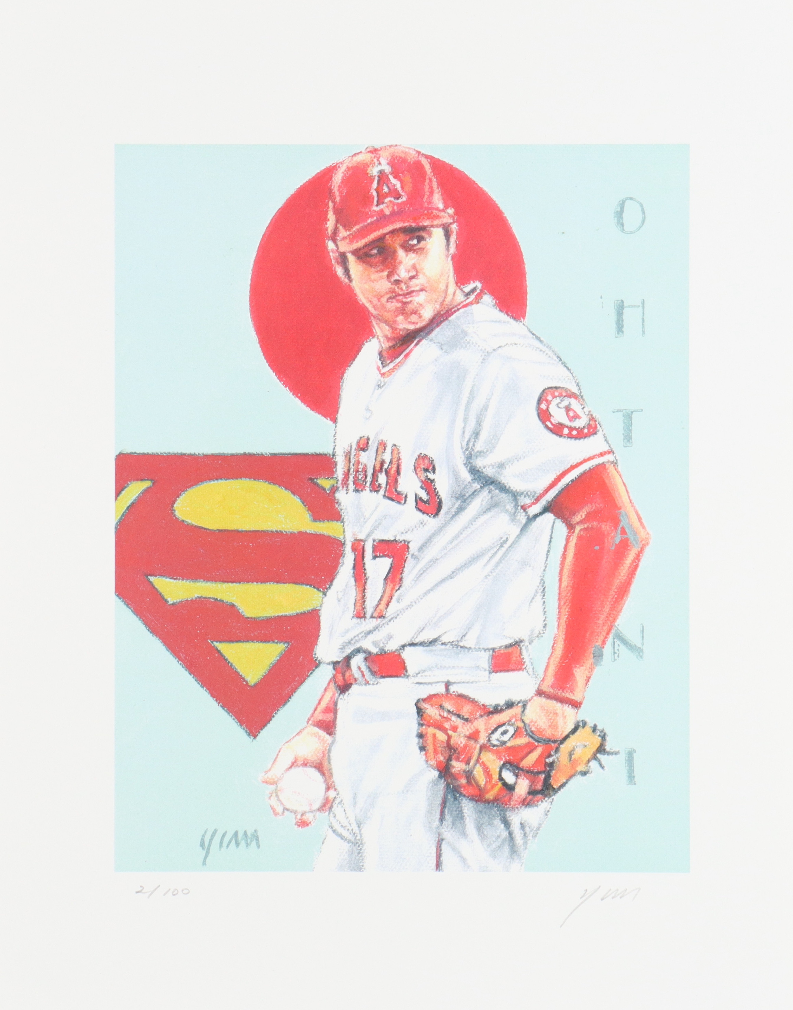 Shohei Ohtani - Angels - John Yim 11x14 Signed Limited Edition ...