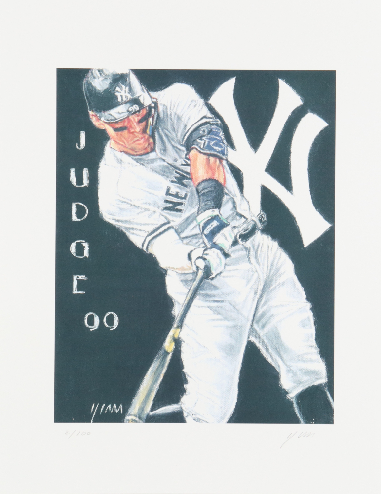 Aaron Judge - Yankees - John Yim 11x14 Signed Limited Edition ...