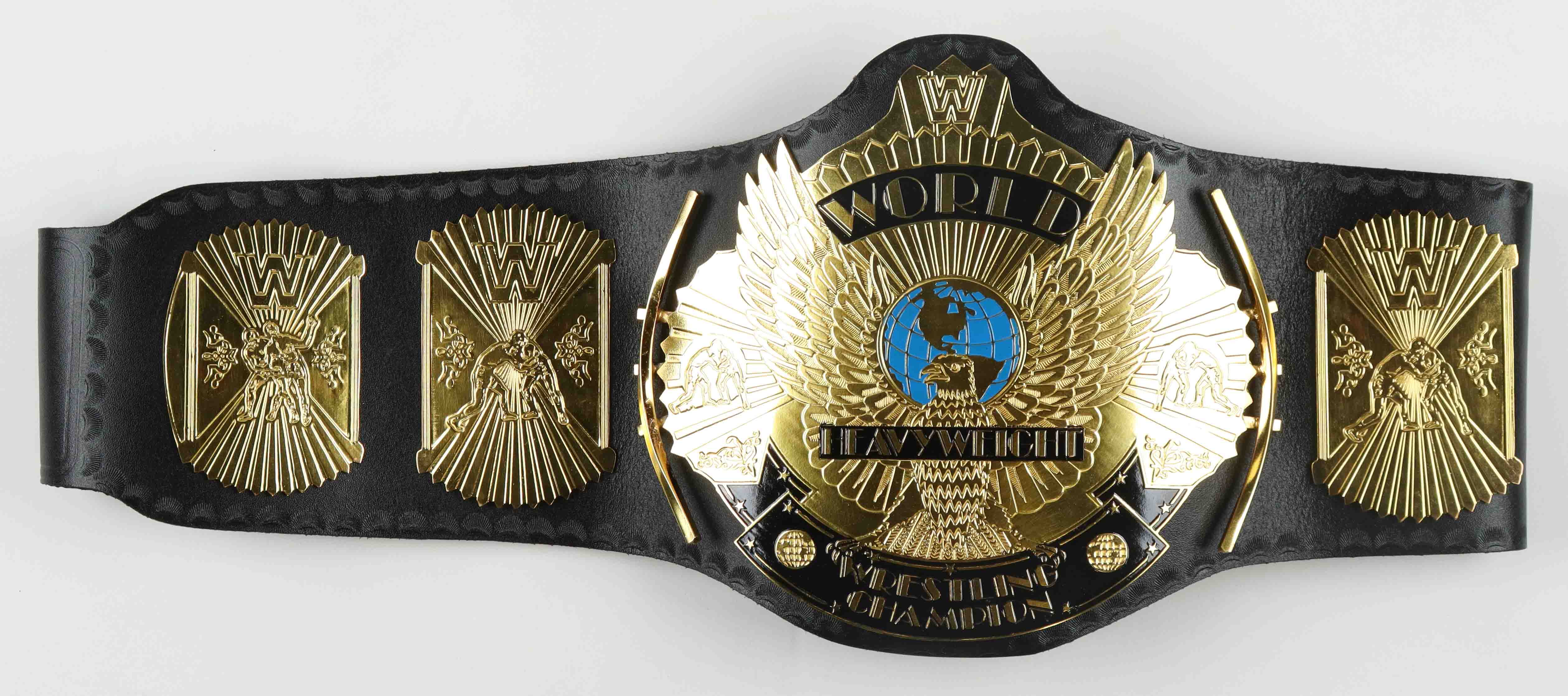 Bret Hart & Shawn Michaels Signed WWE World Heavyweight Wrestling ...