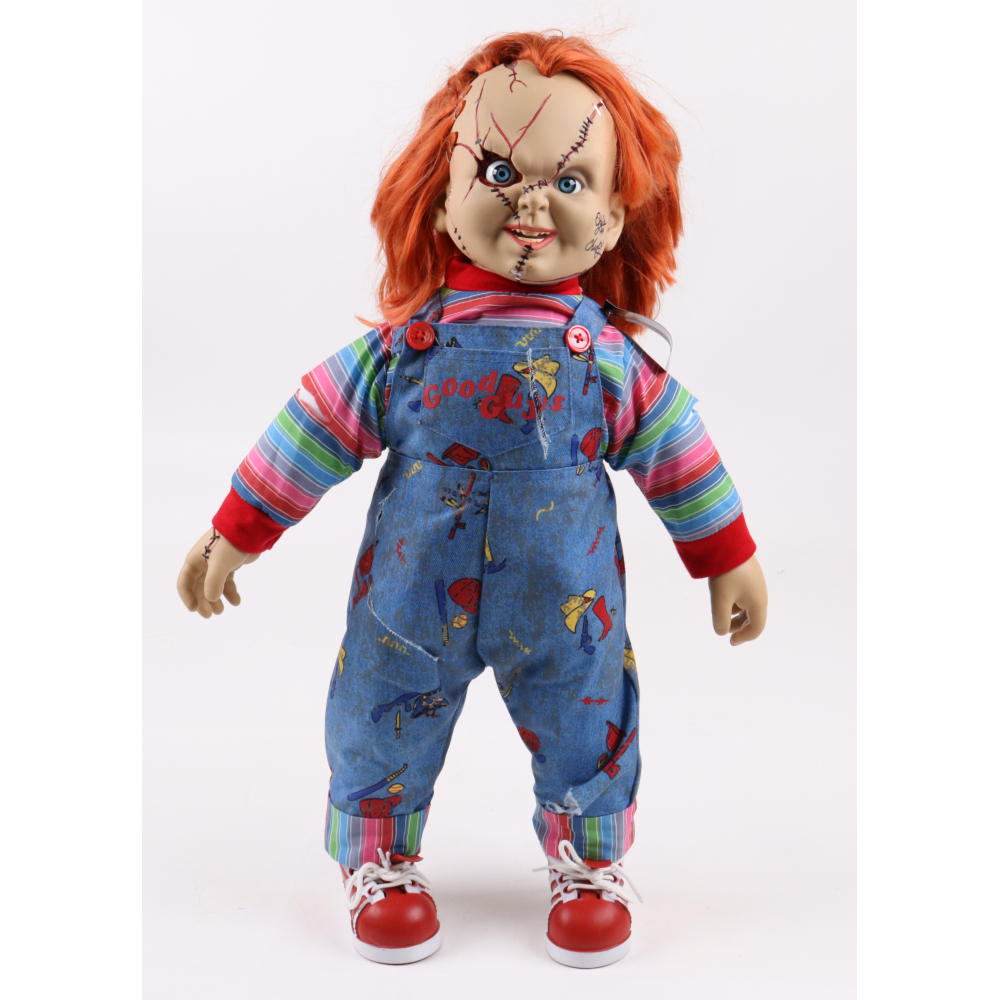Ed Gale Signed "Bride of Chucky" Spirit Halloween Chucky Doll Inscribed ...