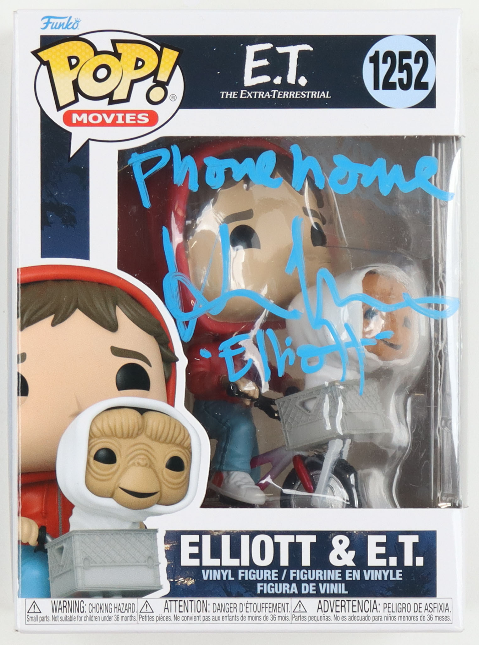 Henry Thomas Signed "E.T. The Extra-Terrestrial" Elliott & E.T. #1252 ...