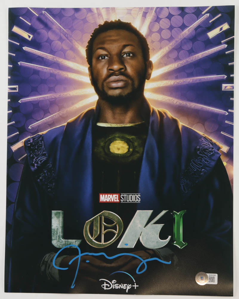 Jonathan Majors Signed "Loki" 11x14 Photo (Beckett) | Pristine Auction