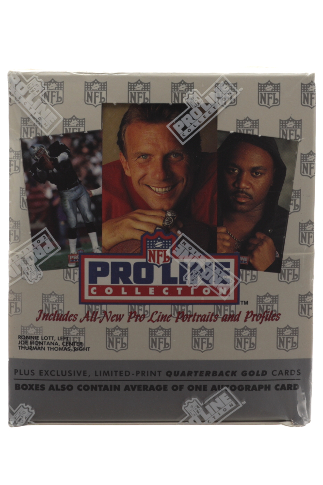 1992 Pro Line Football Hobby Box with (36) Packs | Pristine Auction
