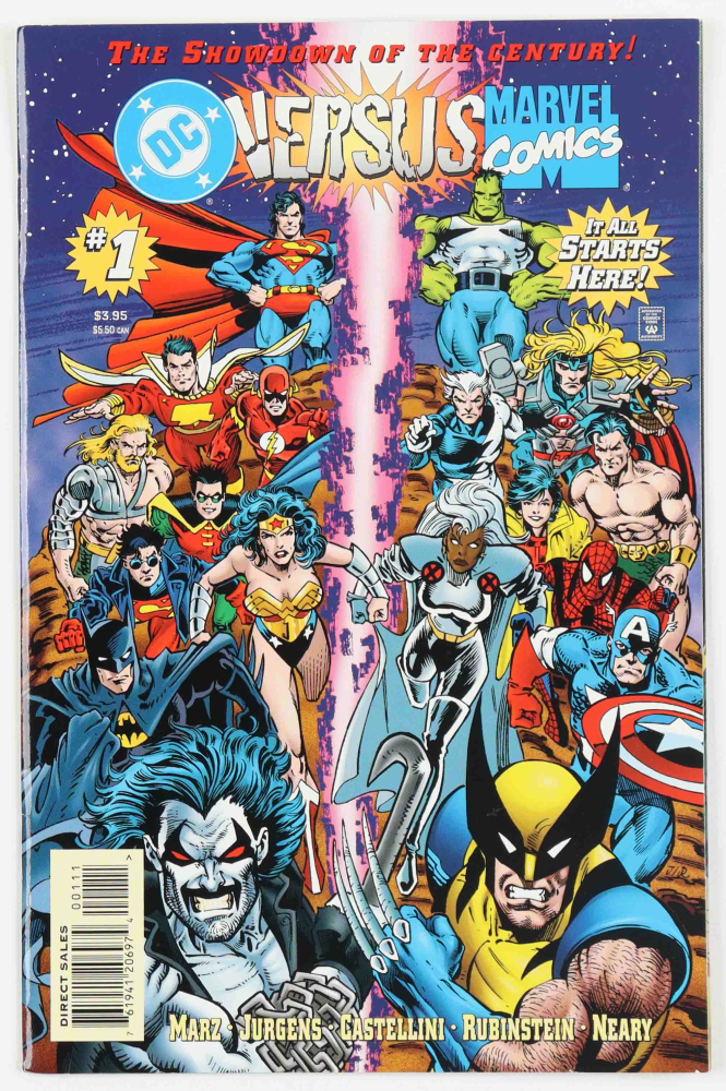 Dc Versus Marvel Issue 1 Comic Book 1996 Pristine Auction
