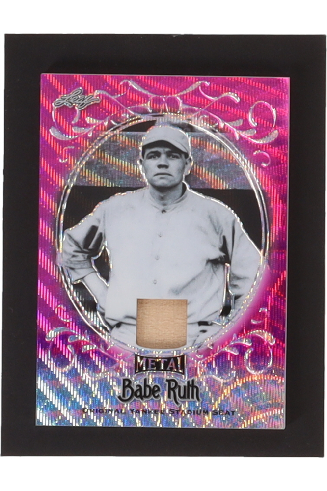Babe Ruth 2019 Leaf Metal Babe Ruth Collection Yankee Stadium Seats ...