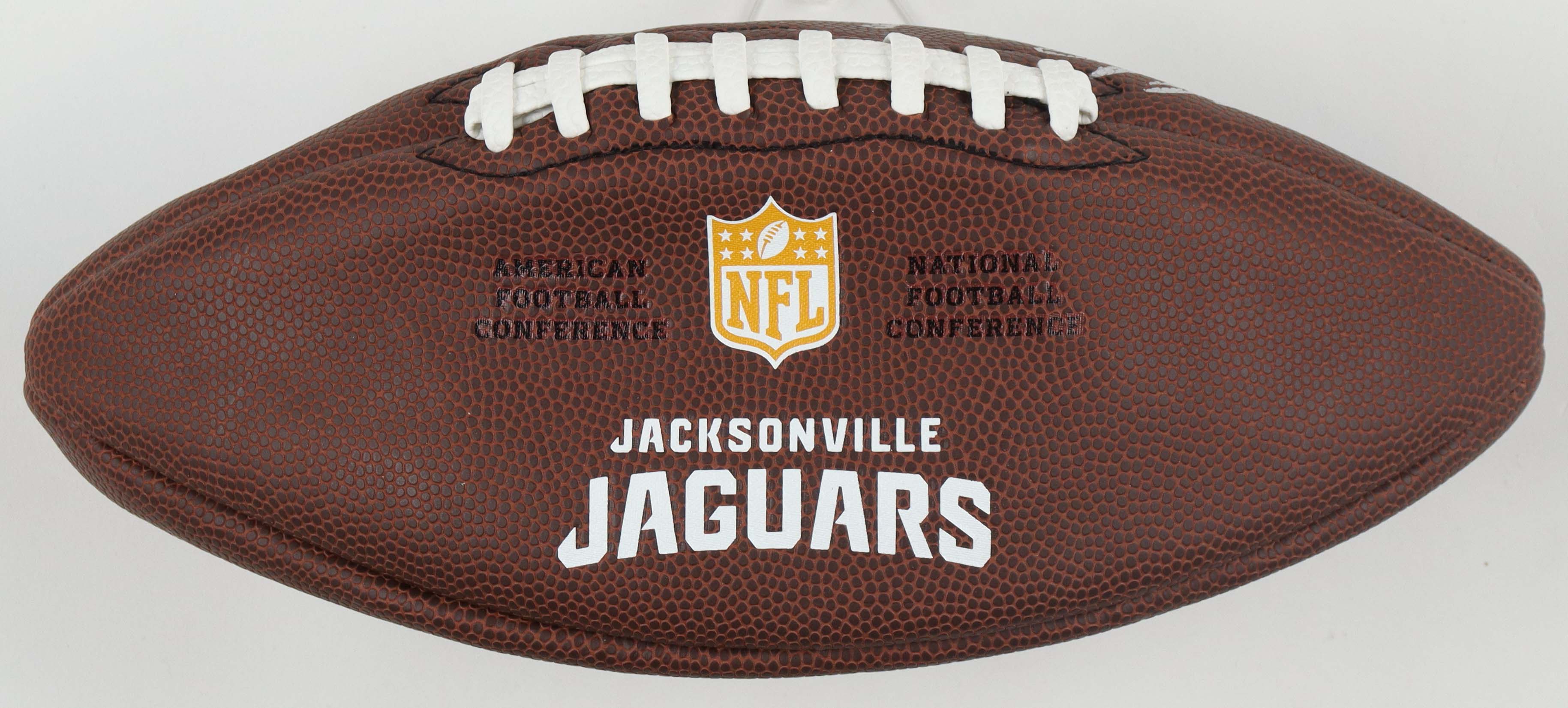 Mark Brunell Signed Jaguars Logo NFL Football (Schwartz) | Pristine Auction