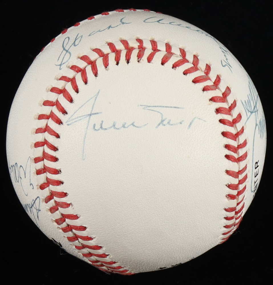 "500 Home Run Club" ONL Baseball Signed by (9) with Hank Aaron, Willie ...