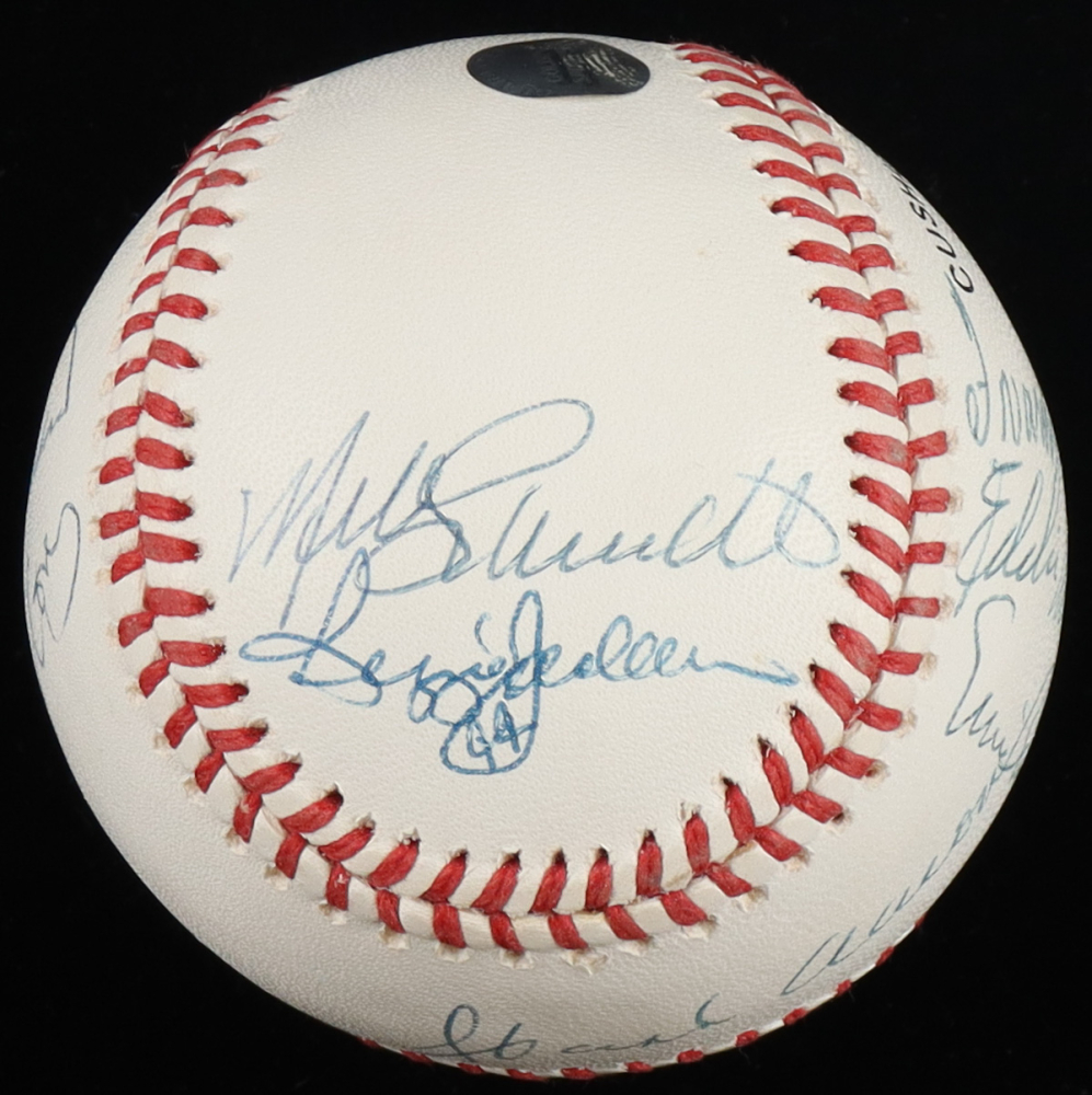 "500 Home Run Club" ONL Baseball Signed by (9) with Hank Aaron, Willie ...