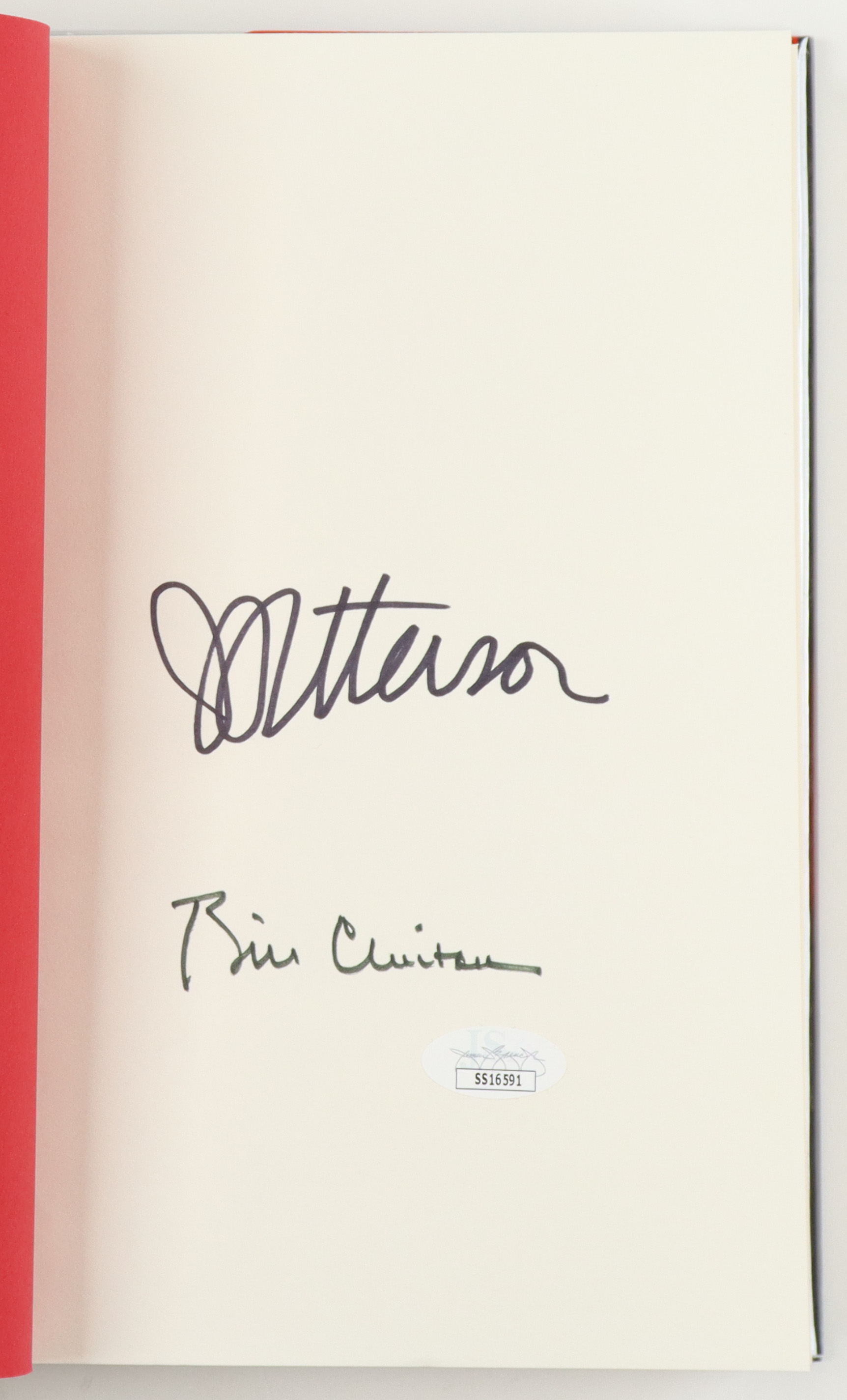 Bill Clinton & James Patterson Signed "The President's Daughter ...