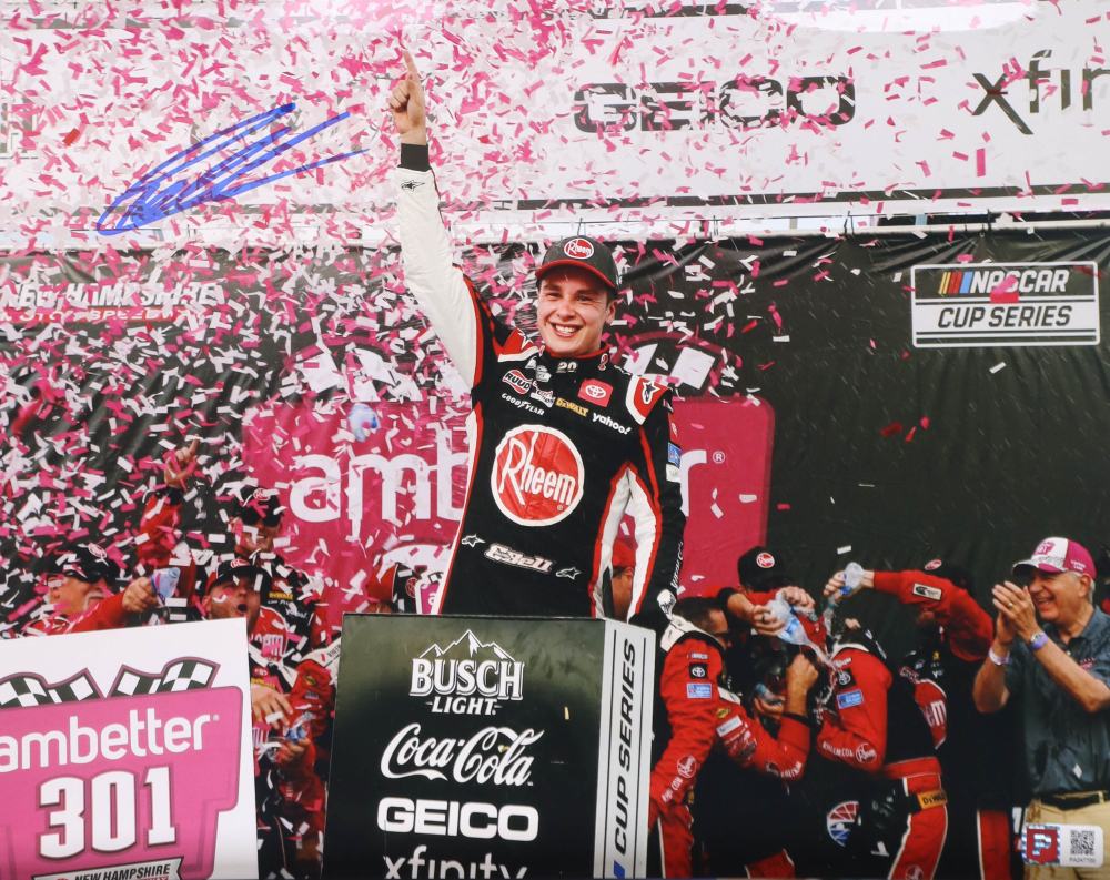 Christopher Bell Signed NASCAR 2022 New Hampshire Win Celebration 11x14 ...