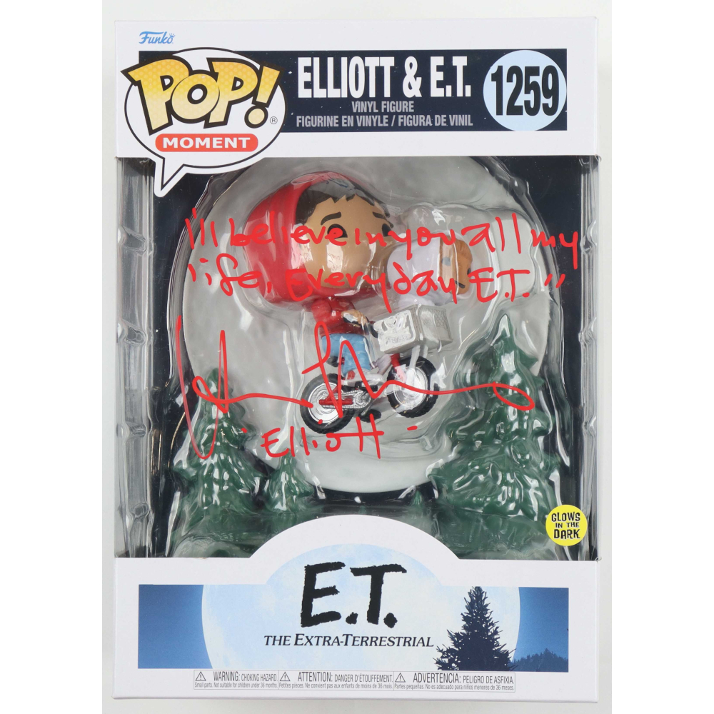 Henry Thomas & Matthew De Meritt Signed "E.T. The Extra-Terrestrial ...