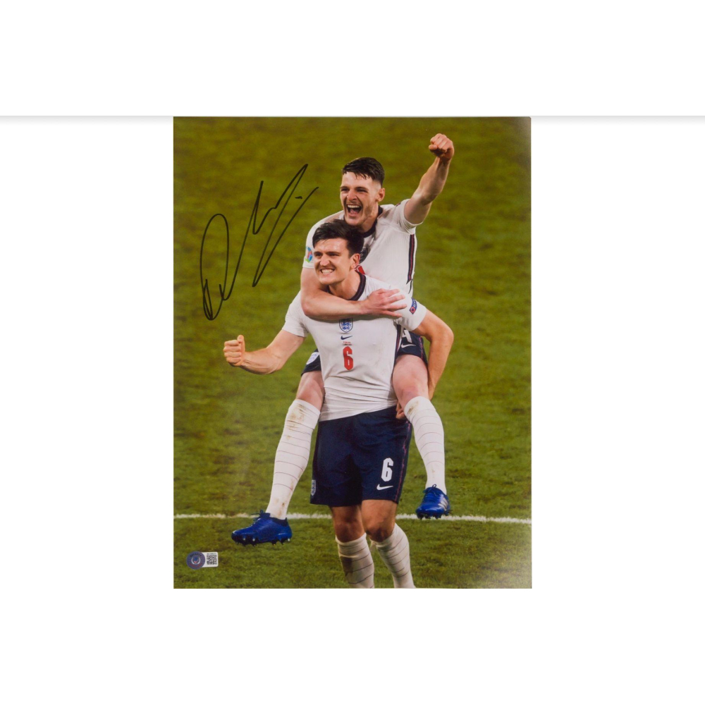 Declan Rice Signed 12x16 Photo (Beckett) | Pristine Auction