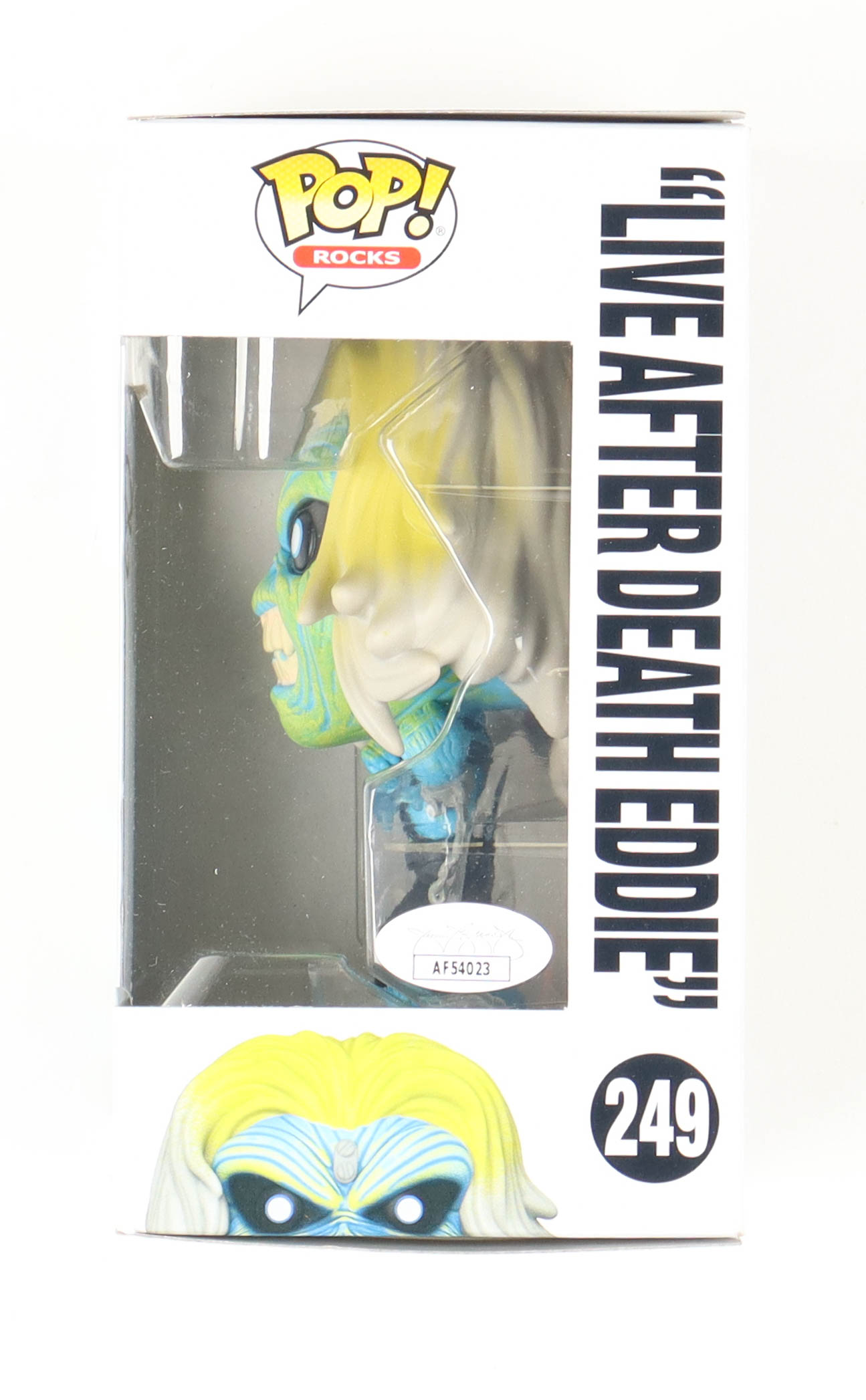 Derek Riggs Signed "Iron Maiden" #249 Live After Death Eddie Funko Pop ...