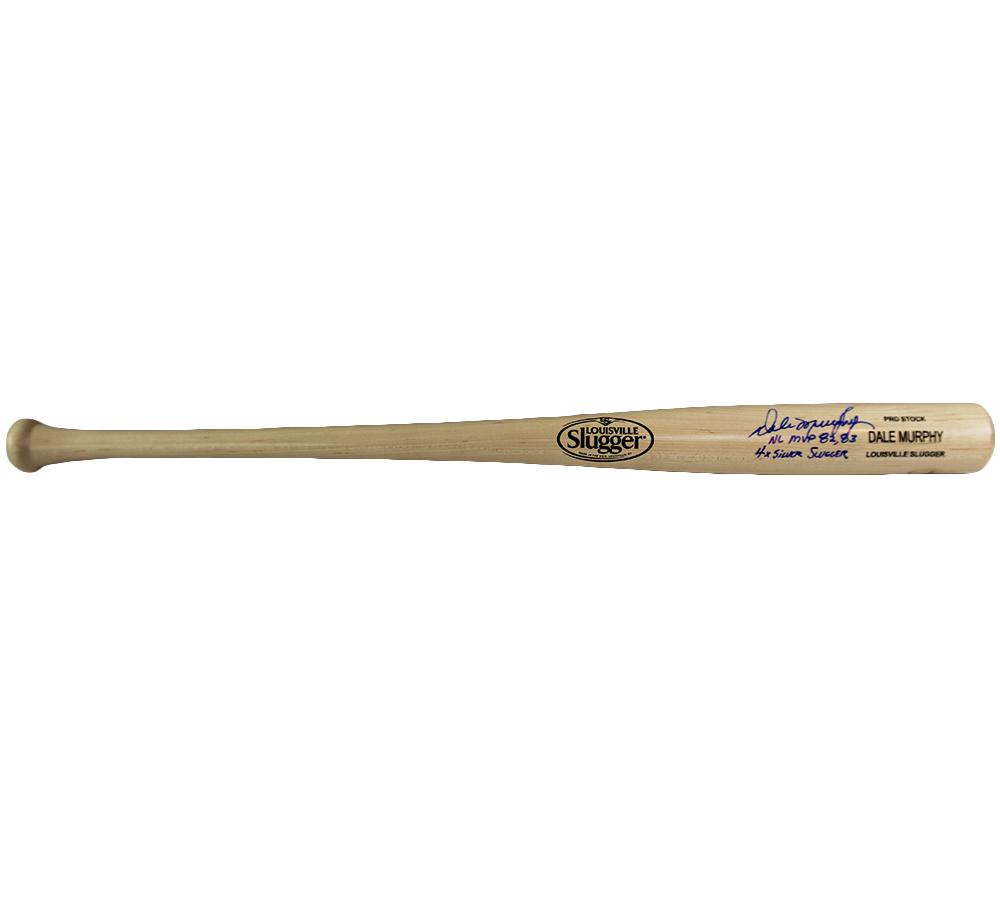 Dale Murphy Signed Louisville Slugger Pro Stock Player Model Bat ...