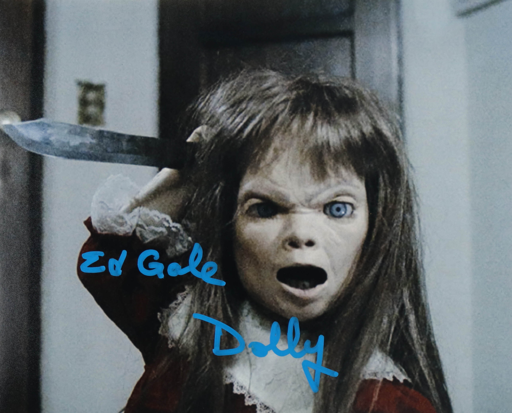 Ed Gale Signed "Dolly Dearest" 8x10 Photo Inscribed "Dolly ...