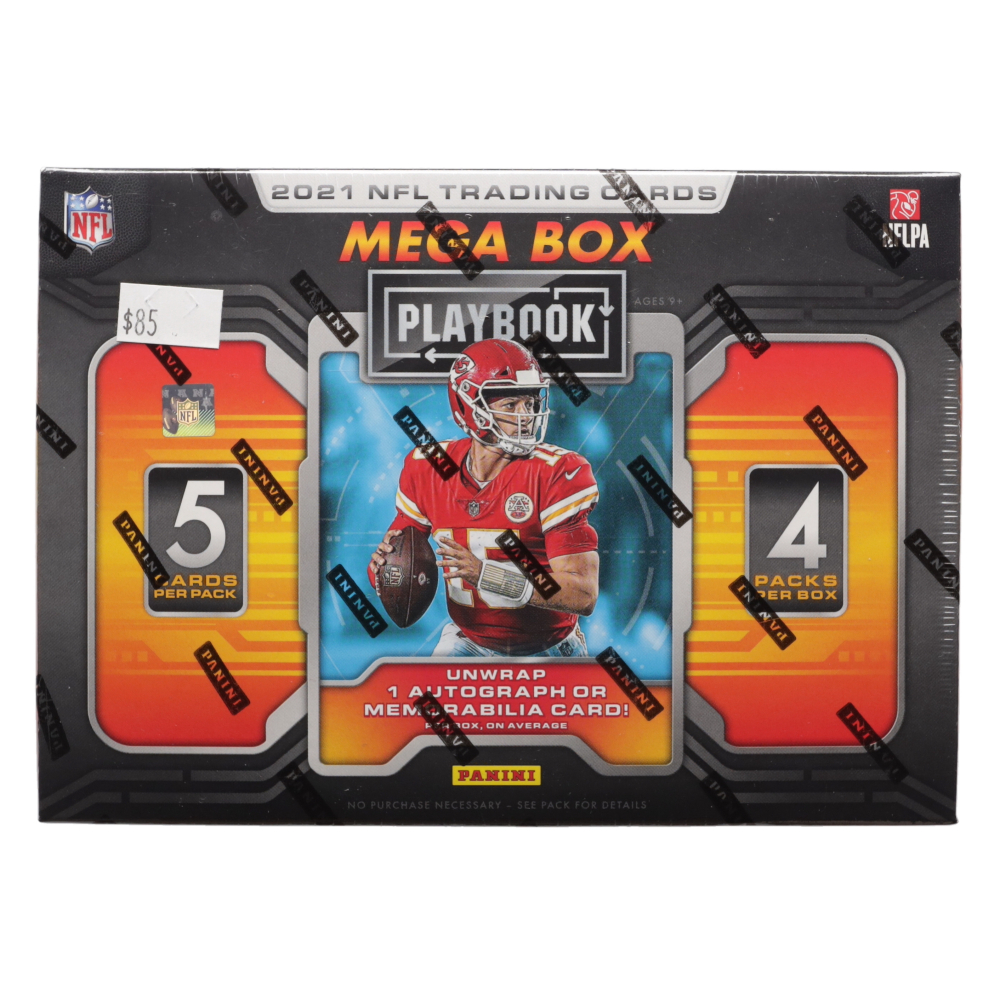2021 Panini Playbook Football Mega Box with (4) Packs | Pristine Auction