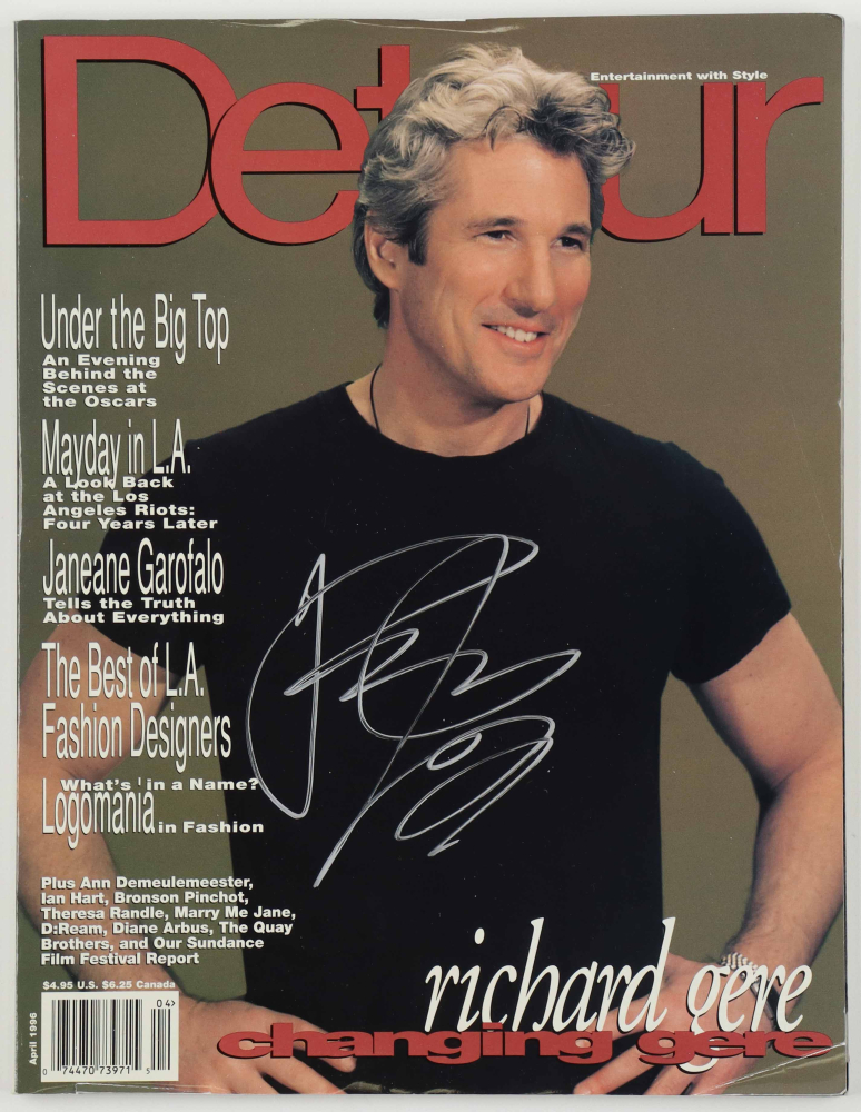 Richard Gere Signed 9x12 Magazine (AutographCOA) | Pristine Auction