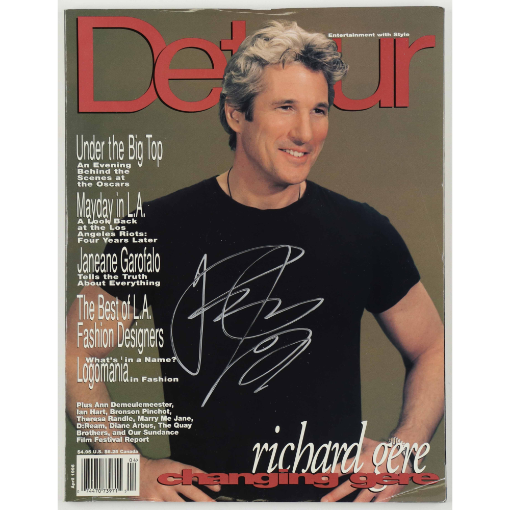Richard Gere Signed 9x12 Magazine (AutographCOA) | Pristine Auction