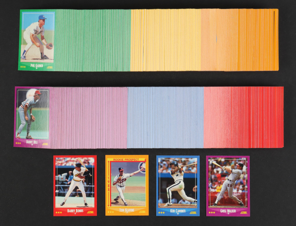 1988 Score Complete Set of (660) Baseball Cards | Pristine Auction