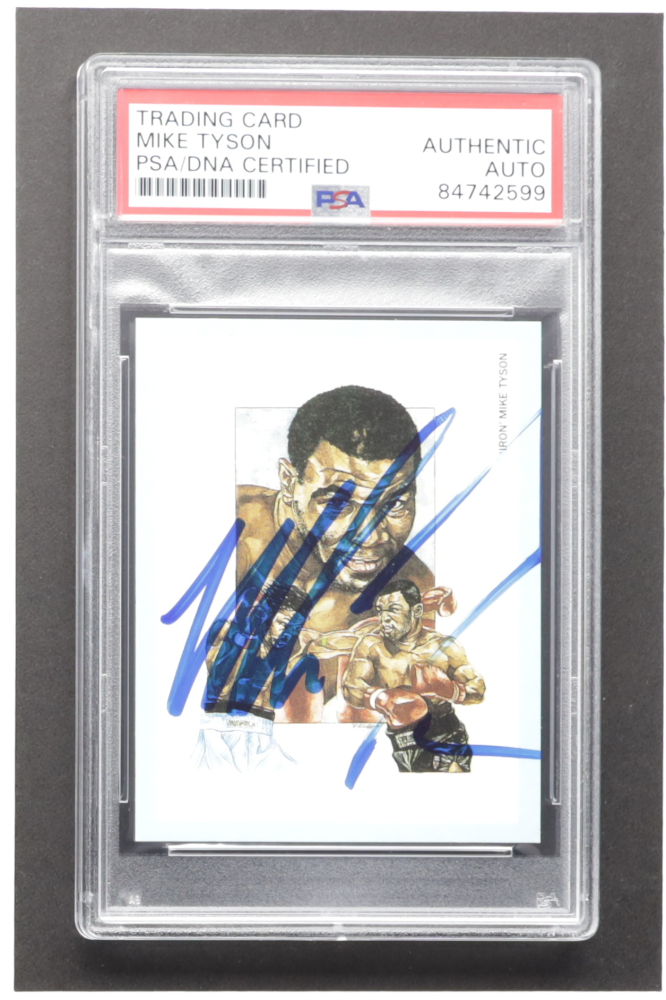 Mike Tyson Signed 1991 Victoria Gallery #20 (PSA) | Pristine Auction