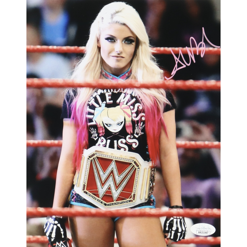 Alexa Bliss Signed Wwe 8x10 Photo Jsa Pristine Auction