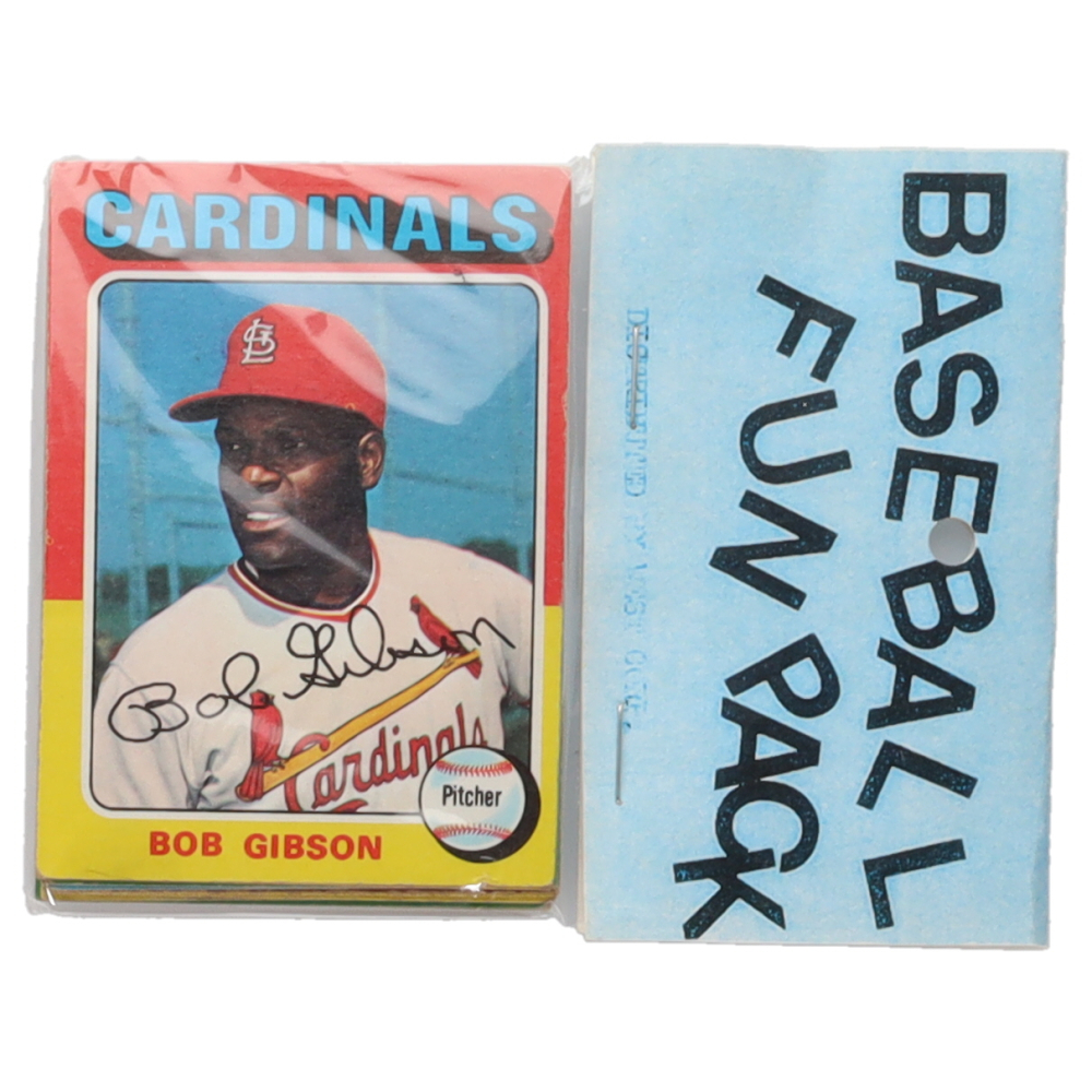 1975 Topps Baseball Card Fun Pack With (10) Cards | Pristine Auction