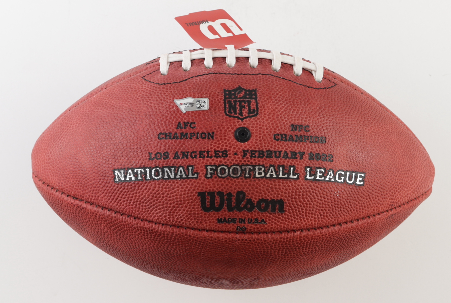 Cooper Kupp Signed "The Duke" Super Bowl LVI Logo NFL Official Game ...