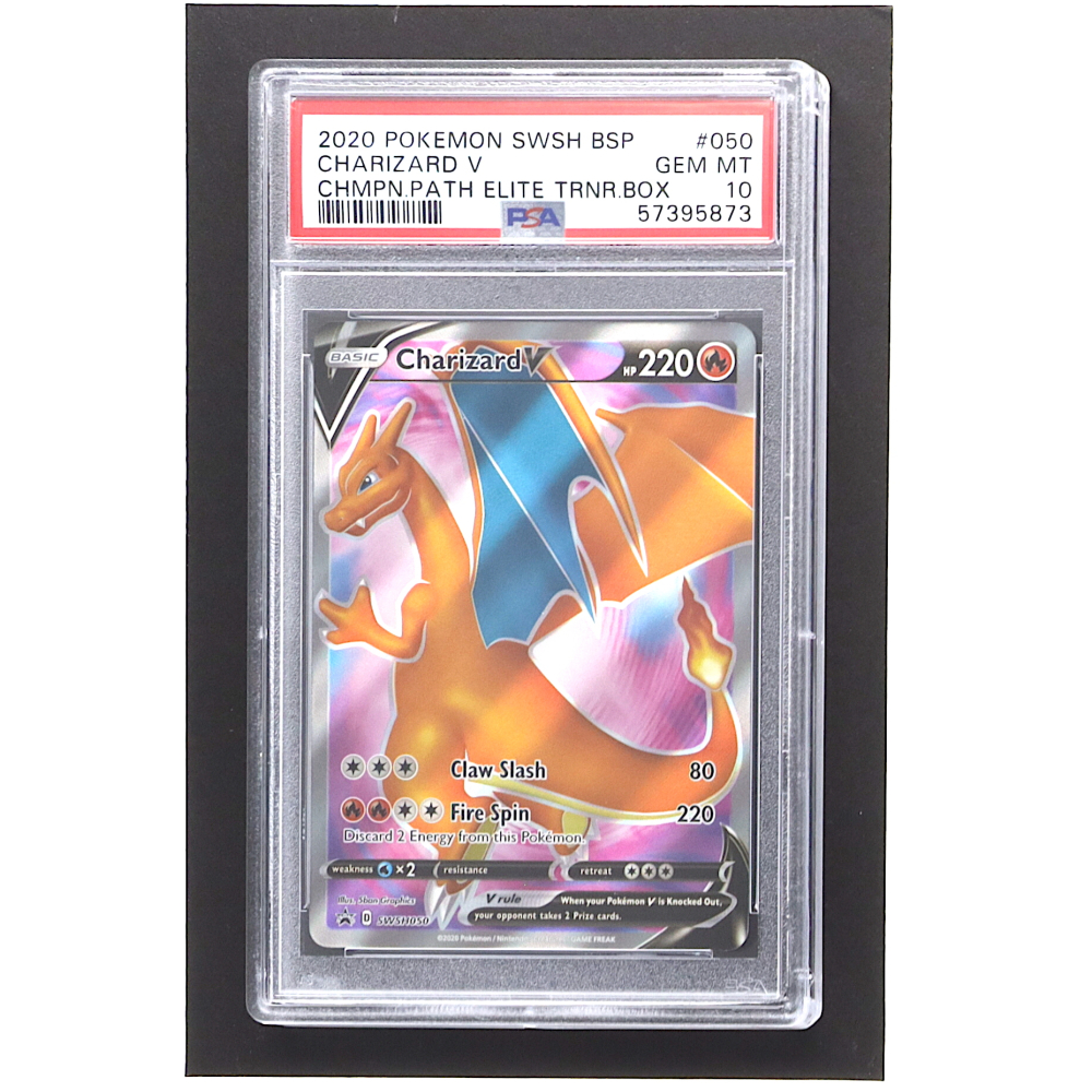Charizard V 2020 Pokemon Sword & Shield Champion's Path #SWSH050 Holo (PSA 10) | Pristine Auction