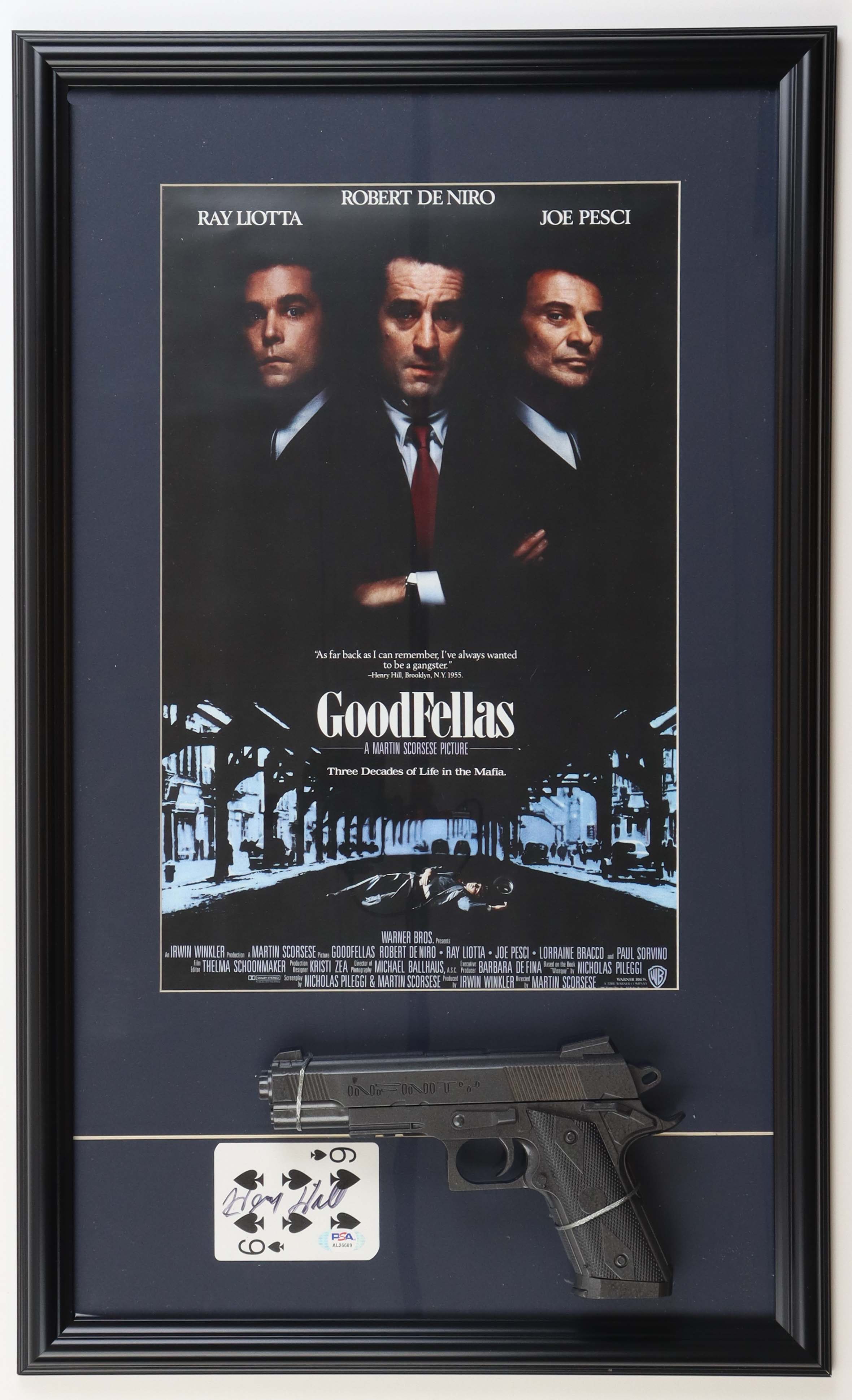 Henry Hill Signed "Goodfellas" Custom Framed Card Display with Movie ...