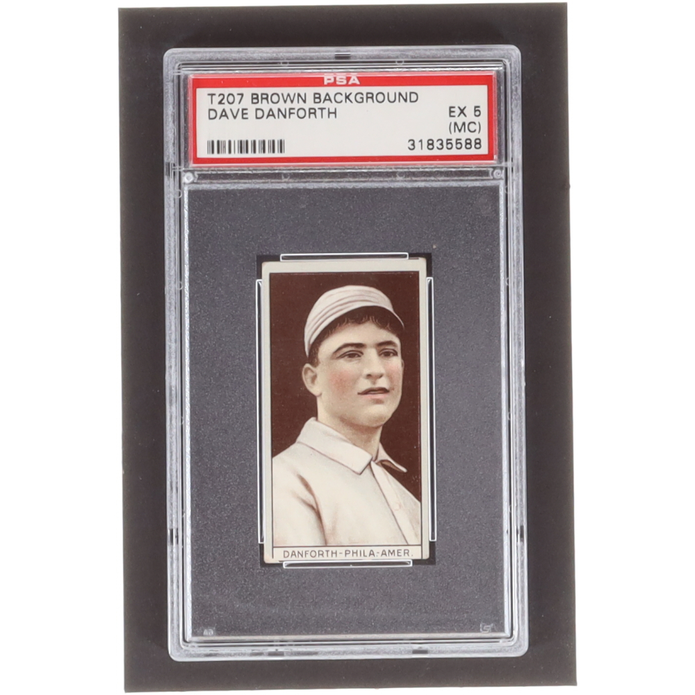 Dave Danforth 1912 T207 Brown Background #39 (PSA 5) (MC) | Pristine ...
