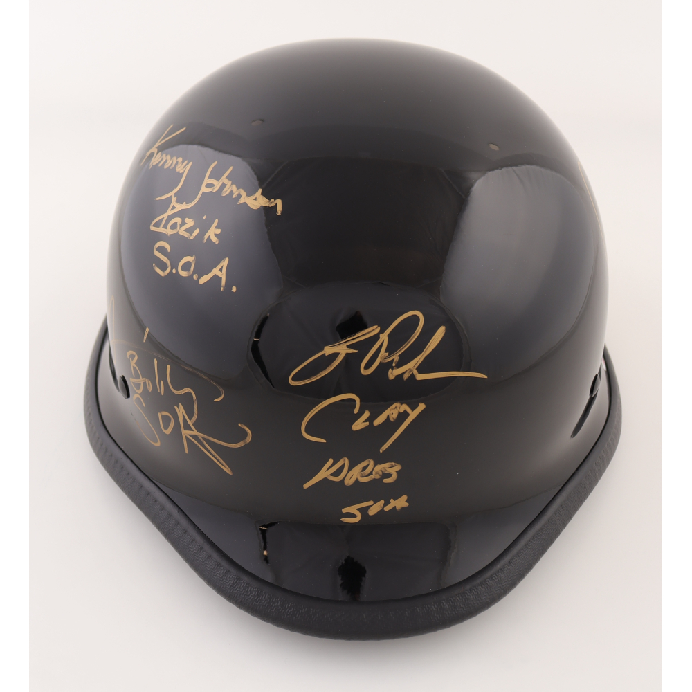 "Sons of Anarchy" Motorcycle Helmet Signed by (5) with Kim Coates, Ryan ...