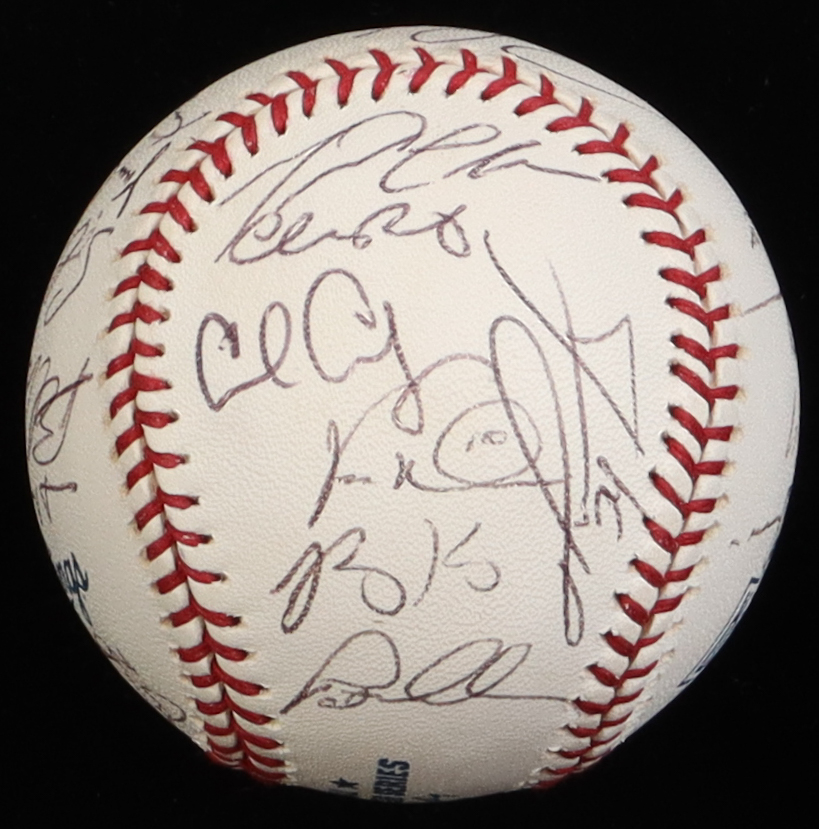 Baseball Signed By (27) with David Ortiz, Roger Clemens, Michael Young ...
