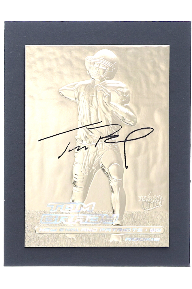 Tom Brady 2000 Fleer Ultra Holographic Signature Series 23Kt Gold RC ...