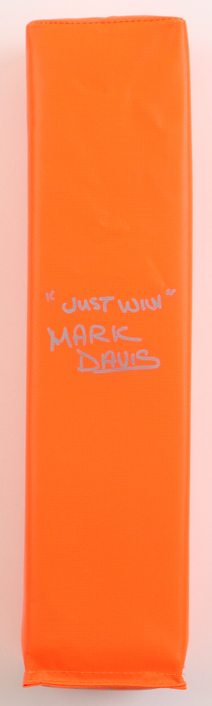 Mark Davis Signed Full-Size Pylon Inscribed "Just Win" (JSA) | Pristine ...