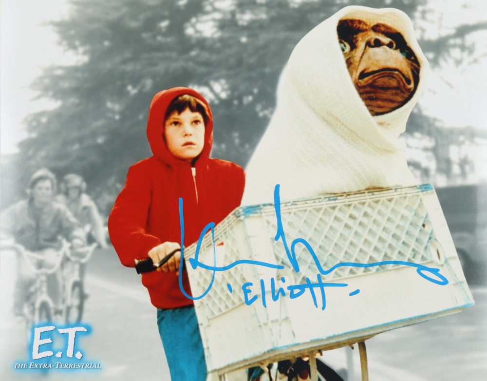 Henry Thomas Signed "E.T. the Extra-Terrestrial" 11x14 Photo Inscribed ...