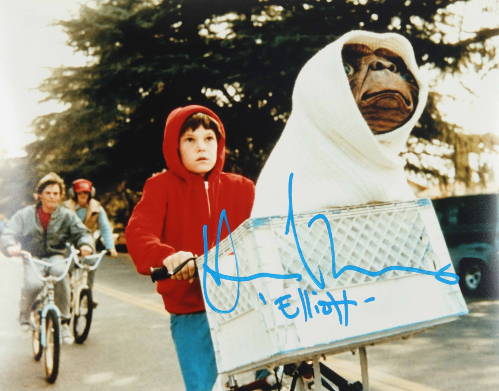 Henry Thomas Signed "E.T. the Extra-Terrestrial" 11x14 Photo Inscribed ...