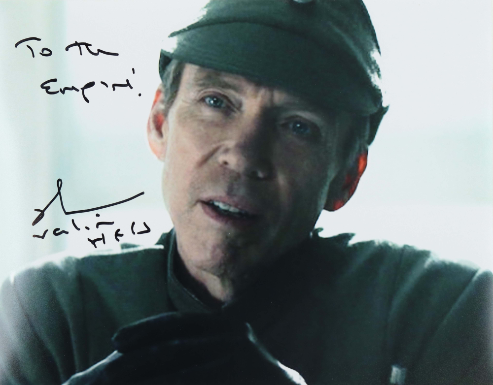 Richard Brake Signed "The Mandalorian" 11x14 Photo Inscribed "To The ...