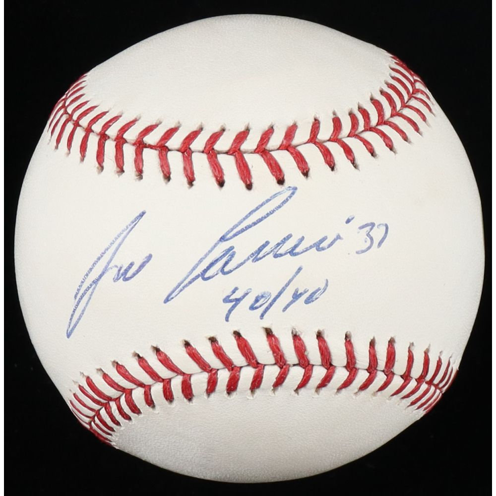 Jose Canseco Signed OML Baseball Inscribed "40/40" (Beckett) | Pristine ...