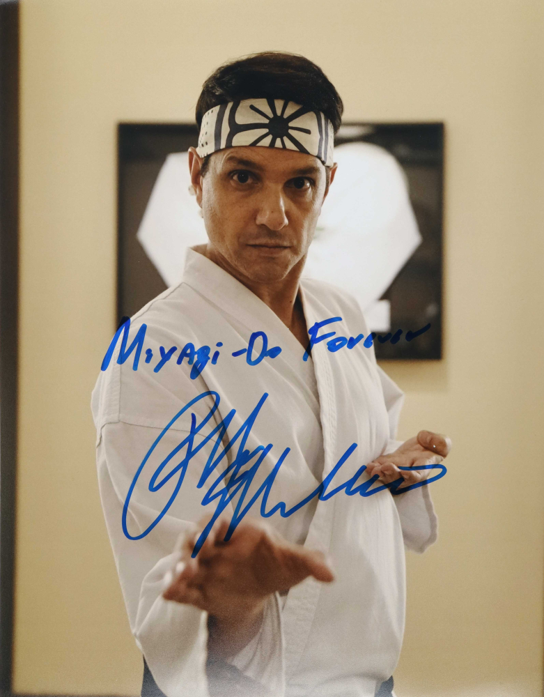 Ralph Macchio Signed "Cobra Kai" 11x14 Photo Inscribed "Miyagi-Do ...