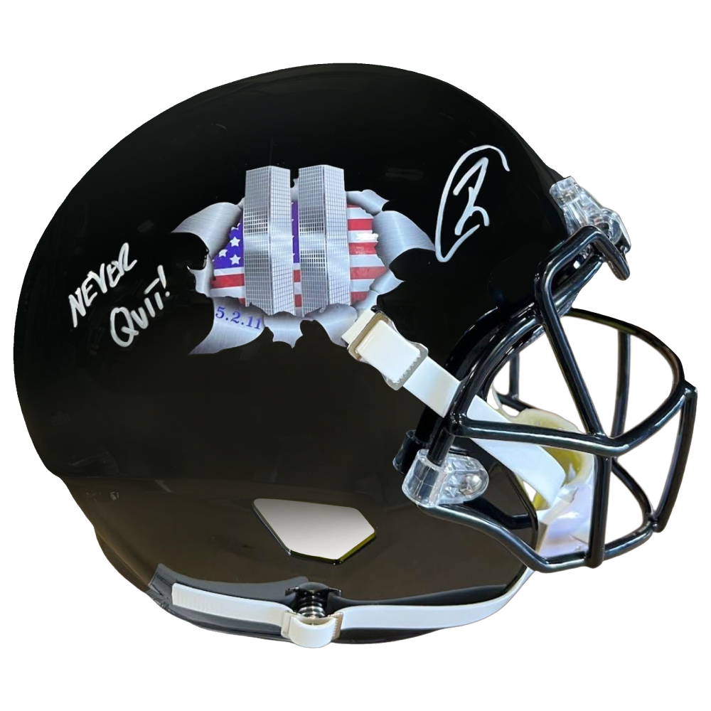 Robert O'Neill Signed "Twin Towers" Full-Size Authentic On-Field Helmet ...
