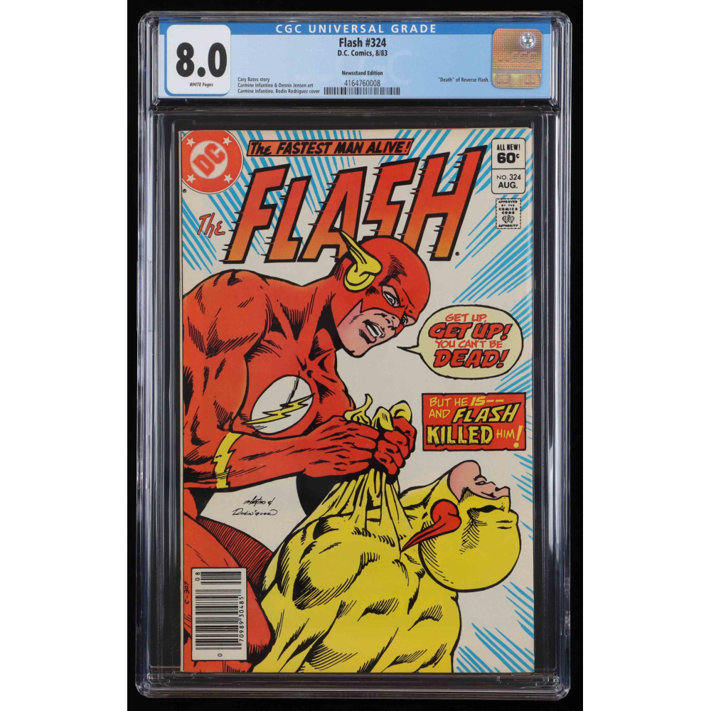 1983 "The Flash" Issue #324 DC Comic Book (CGC 8.0) | Pristine Auction